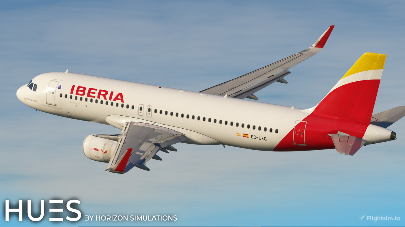 [8K+4K] Iberia Pack | Fenix A320SL CFM 对于 Microsoft Flight Simulator | MSFS
