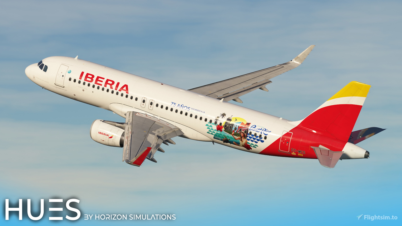 [8K+4K] Iberia Pack | Fenix A320SL CFM for Microsoft Flight Simulator | MSFS