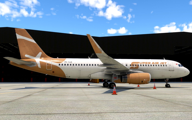 [8K/4K] Super Air Jet Sharklets Fleet Pack for Fenix Simulations A320 ...