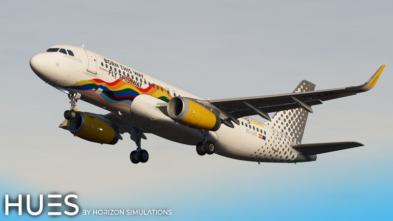 [8K+4K BFU] Vueling EC-LVS "Born this way, Fly this way" | Fenix A320SL IAE for Microsoft Flight ...
