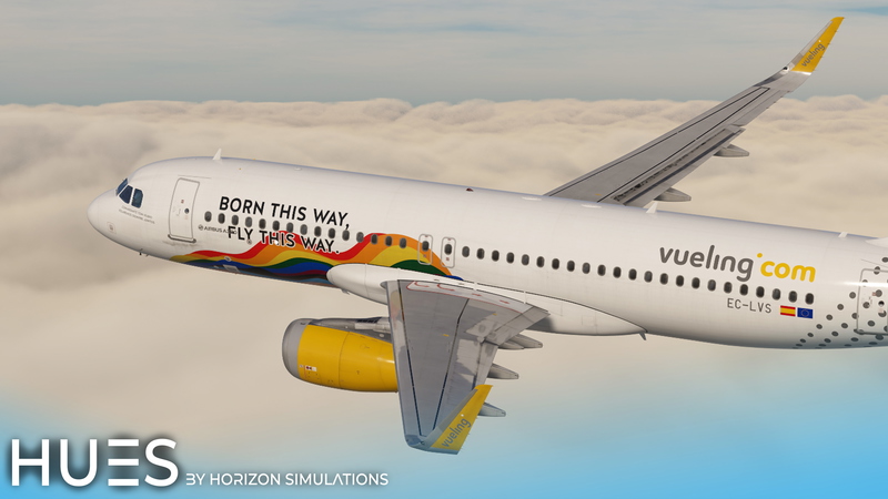 [8K+4K BFU] Vueling EC-LVS "Born this way, Fly this way" | Fenix A320SL IAE for Microsoft Flight ...