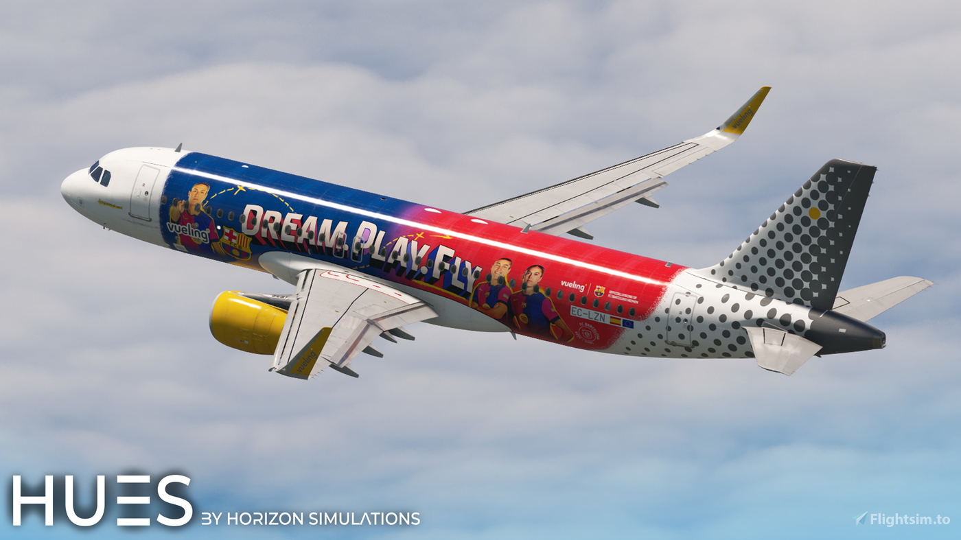 [8K+4K BFU] Vueling EC-LZN "Dream, Play, Fly" | Fenix A320SL CFM for Microsoft Flight Simulator ...