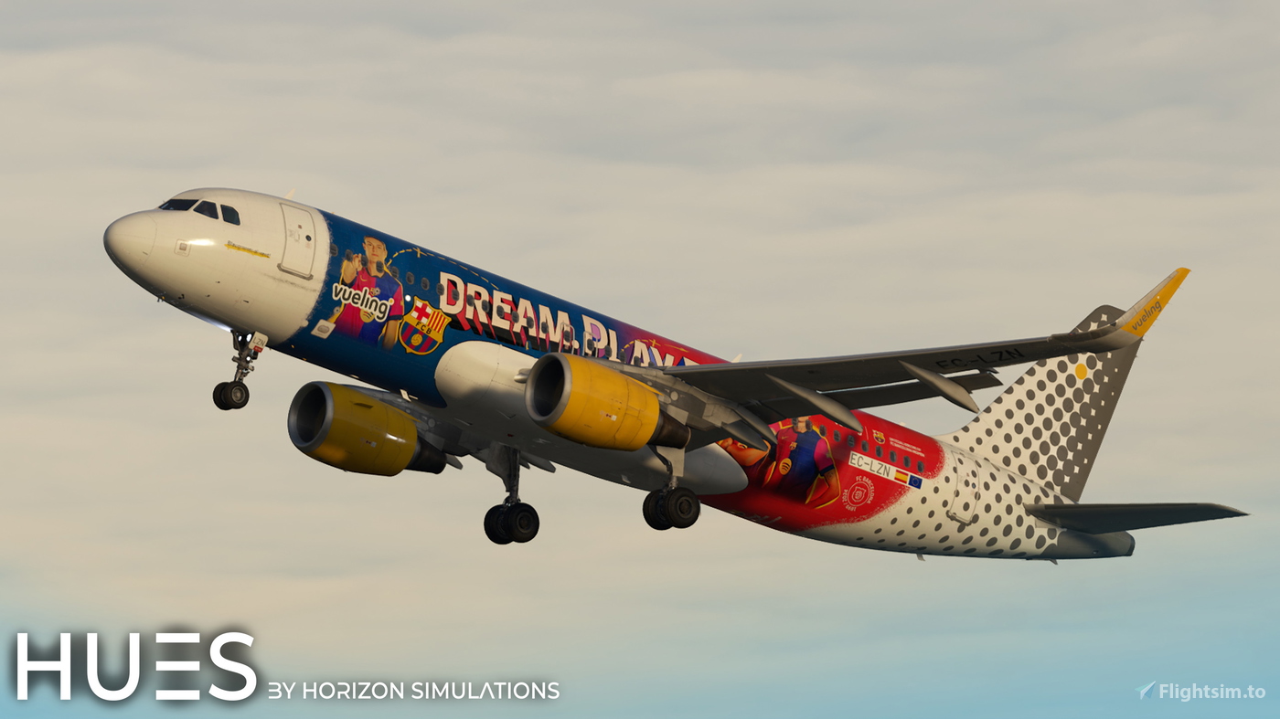 [8K+4K BFU] Vueling EC-LZN "Dream, Play, Fly" | Fenix A320SL CFM para Microsoft Flight Simulator ...