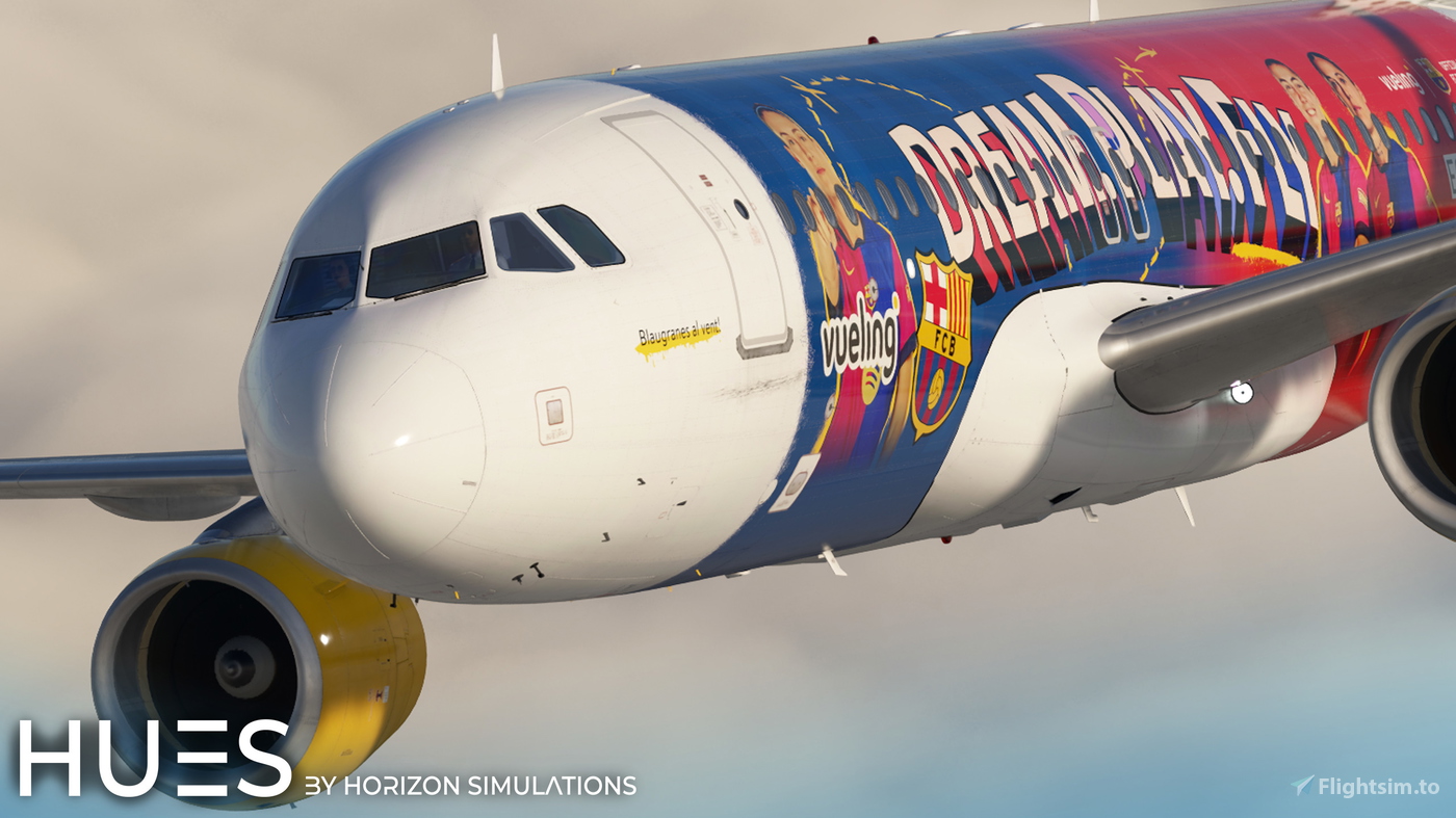 [8K+4K BFU] Vueling EC-LZN "Dream, Play, Fly" | Fenix A320SL CFM for Microsoft Flight Simulator ...