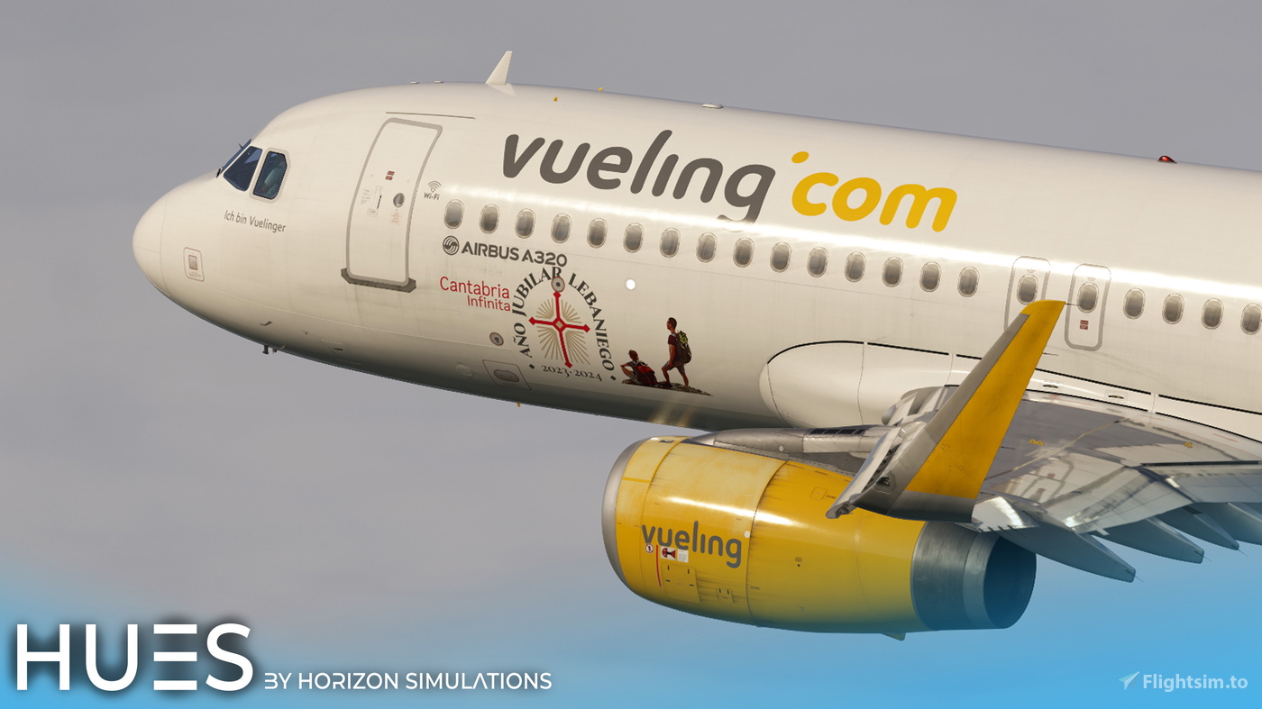 [8K+4K BFU] Vueling EC-MFL "Cantabria Infinita" | Fenix A320SL IAE for Microsoft Flight ...