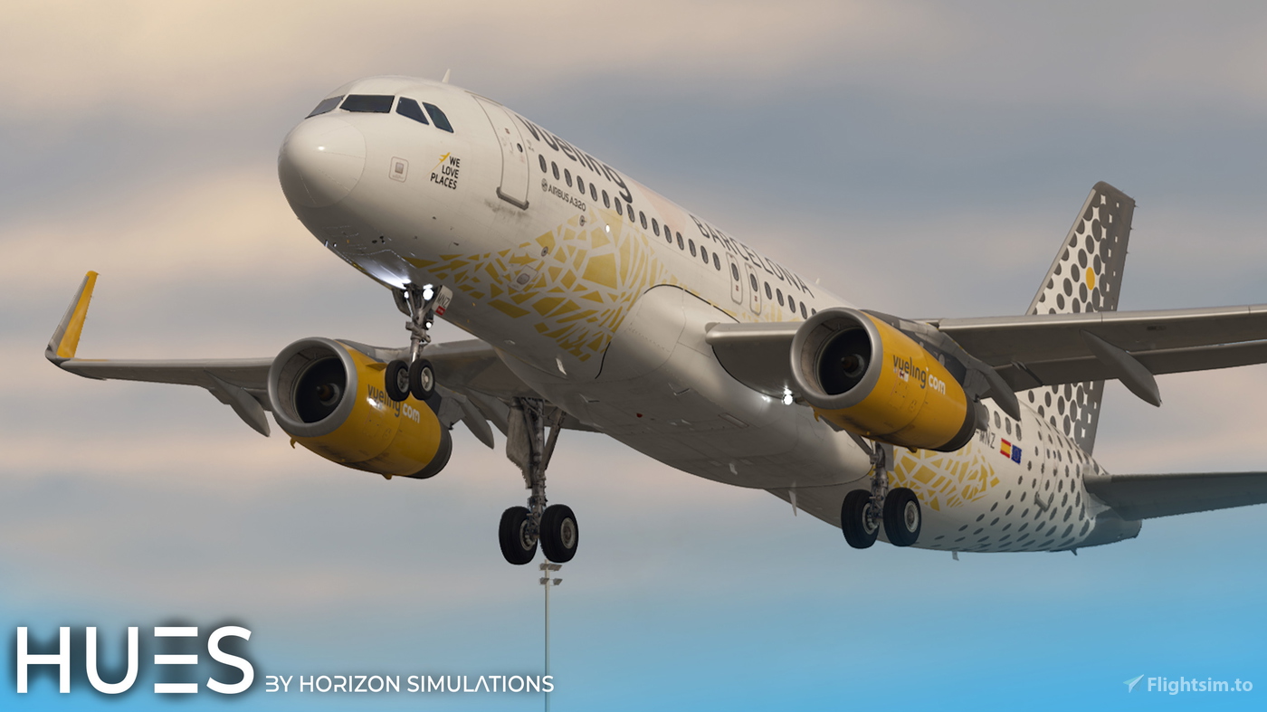 [8K+4K BFU] Vueling EC-MNZ "We Love Places" | Fenix A320SL IAE for Microsoft Flight Simulator | MSFS