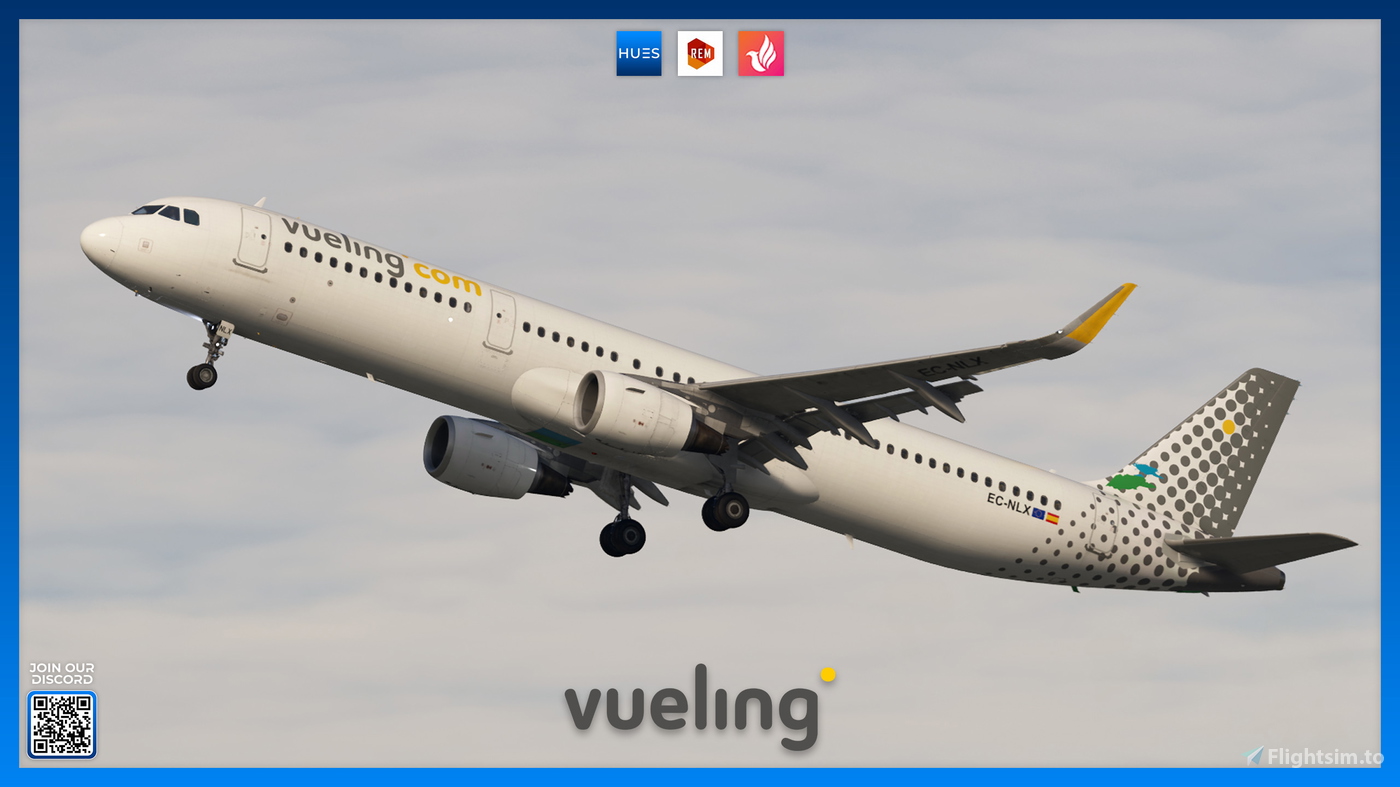 [8K+4K] Vueling Ex-Level Pack | Fenix A321 CFM SL for Microsoft Flight Simulator | MSFS