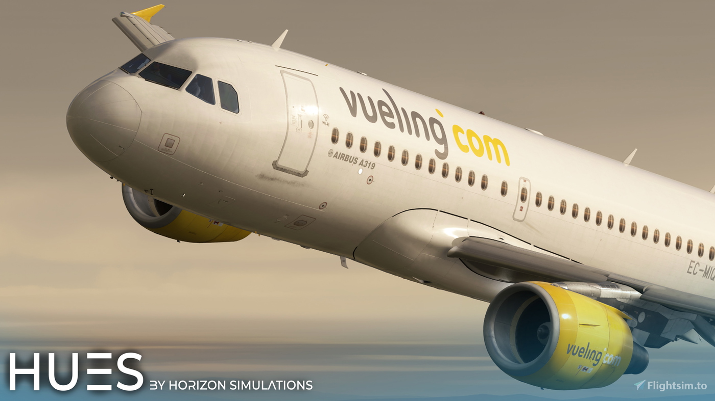 [8K+4K] Vueling Fleet Pack | Fenix A319 CFM for Microsoft Flight Simulator | MSFS