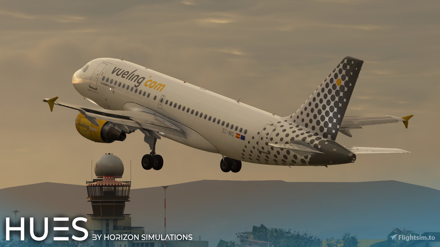 [8K+4K] Vueling Fleet Pack | Fenix A319 CFM for Microsoft Flight Simulator | MSFS
