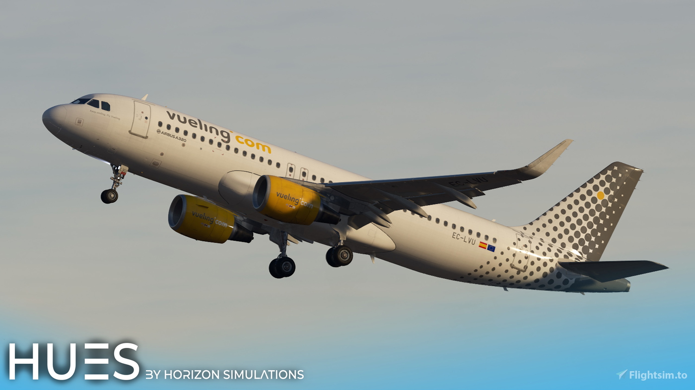 [8K+4K] Vueling Pack | Fenix A320SL CFM pour Microsoft Flight Simulator | MSFS