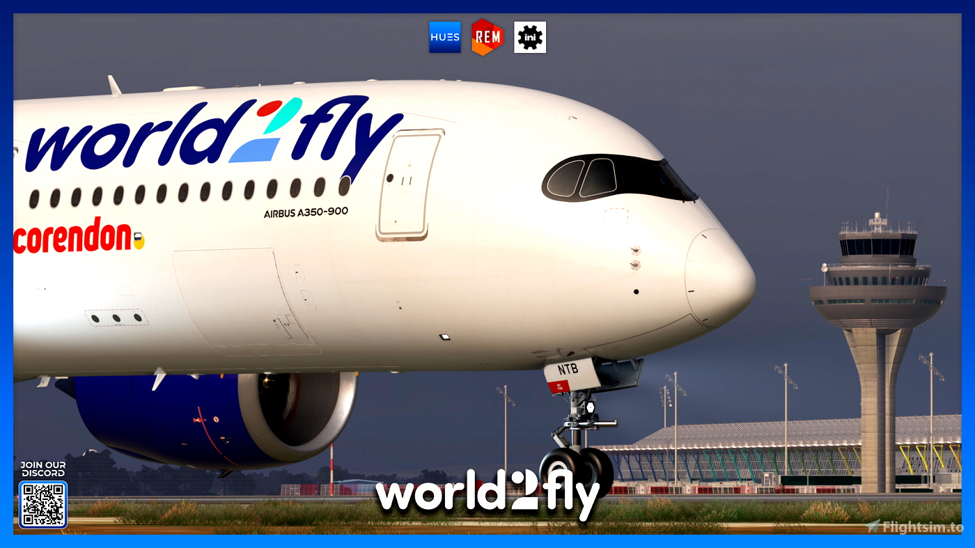 [8K+4K] World2Fly Fleet Pack | IniBuilds A350-900 para Microsoft Flight ...