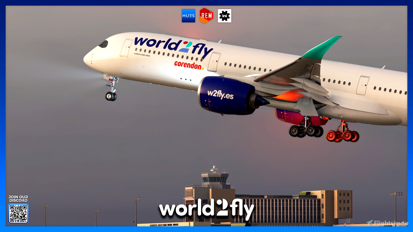 Threads - [8K+4K] World2Fly Fleet Pack | IniBuilds A350-900 para ...