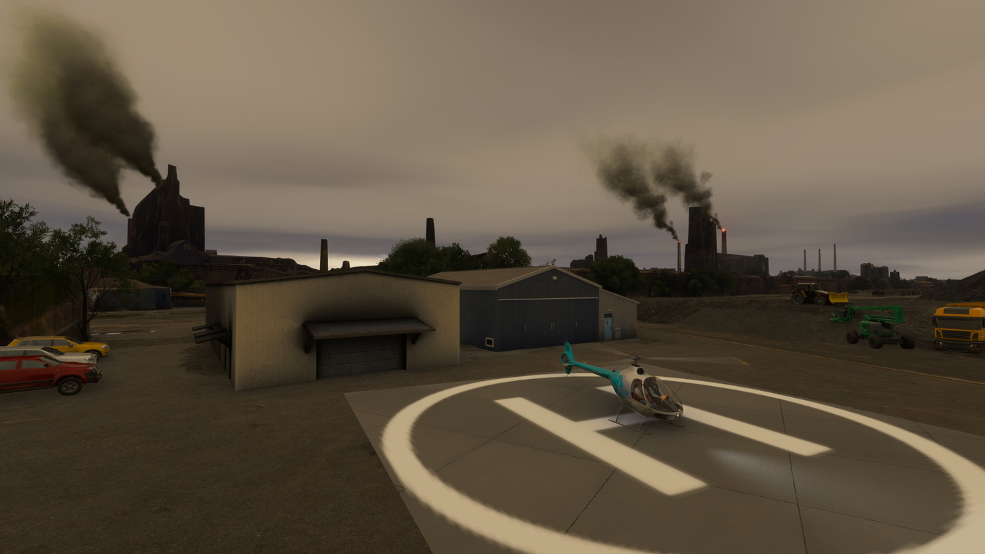 9M9 – Zug Island Heliport, Detroit, Michigan (Fictional) 对于 Microsoft ...
