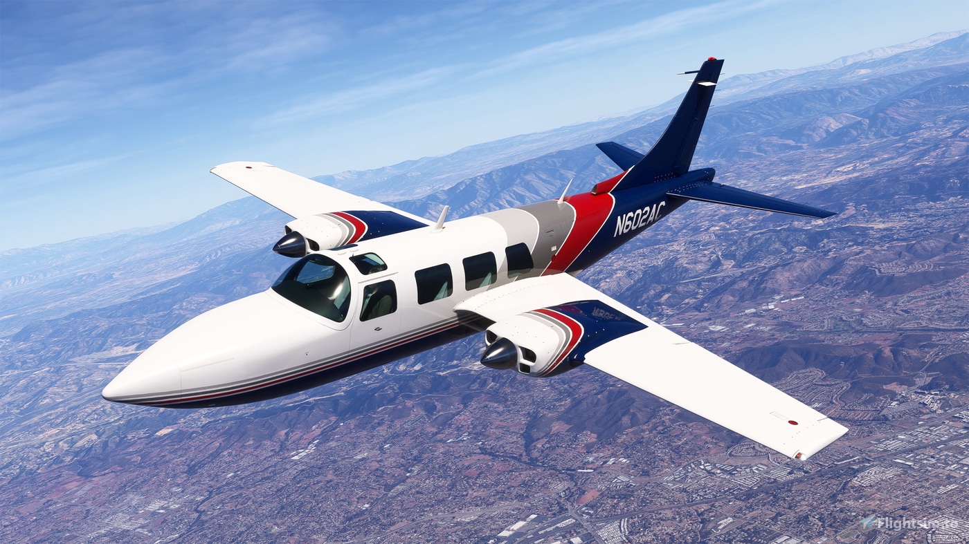 A2A Aerostar 600 - N602AC (Dynamic Registration) pro Microsoft Flight ...