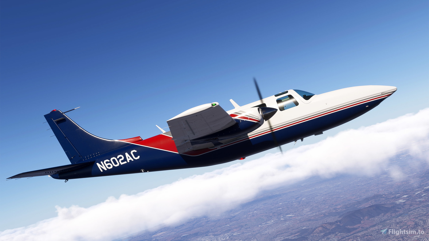 A2A Aerostar 600 - N602AC (Dynamic Registration) pro Microsoft Flight ...