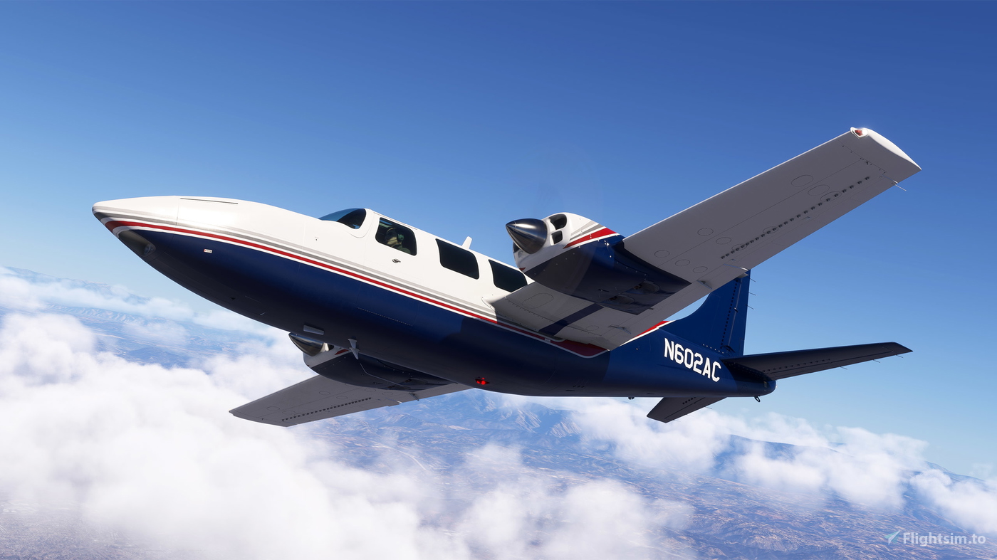 A2A Aerostar 600 - N602AC (Dynamic Registration) pro Microsoft Flight ...
