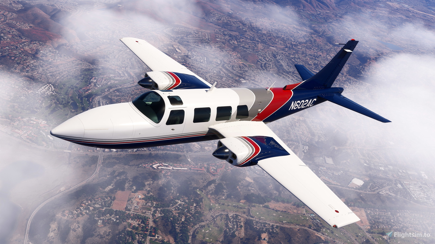 A2A Aerostar 600 - N602AC (Dynamic Registration) für Microsoft Flight ...