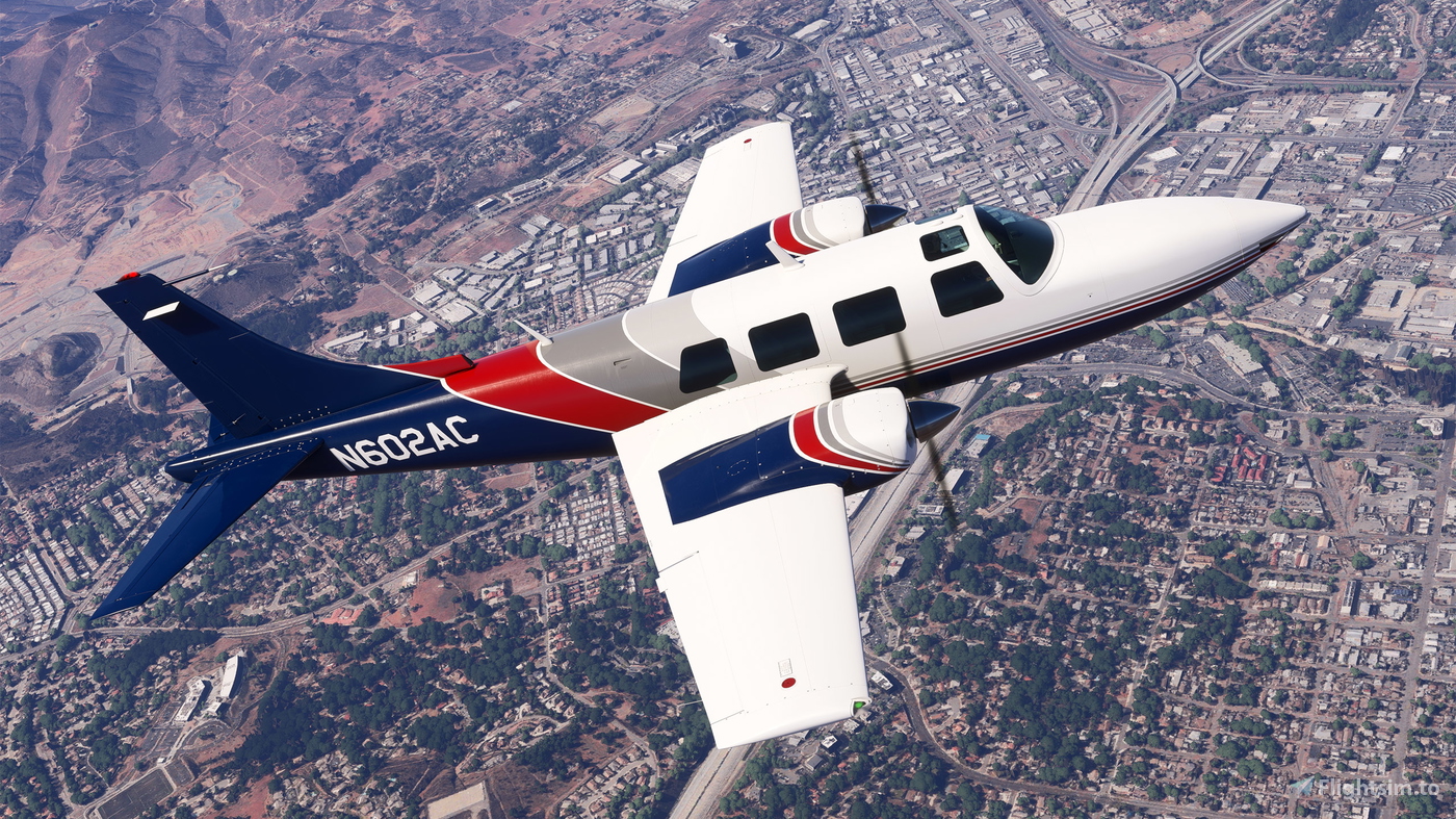 A2A Aerostar 600 - N602AC (Dynamic Registration) para Microsoft Flight ...