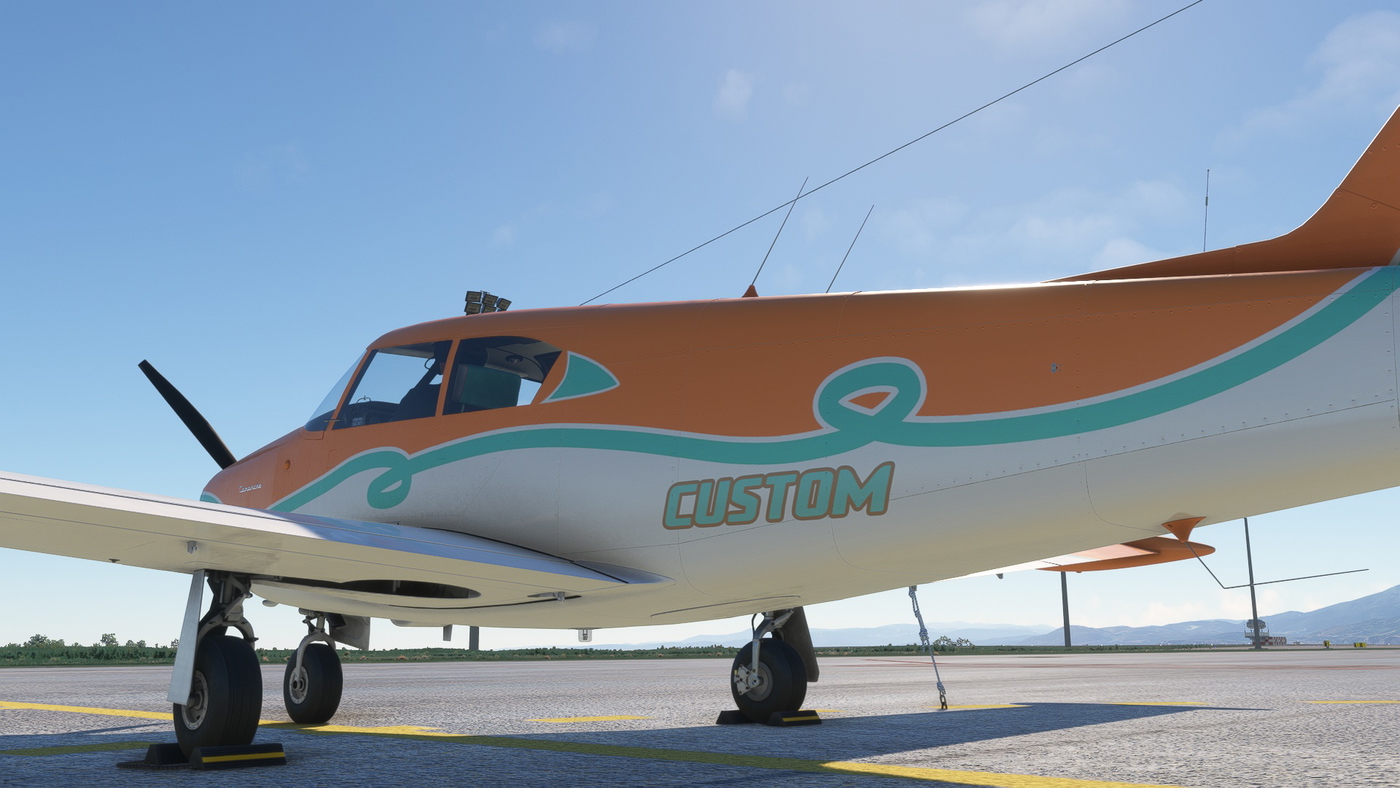 A2A Comanche 250 - Green Line Livery - MSFS 2020 for Microsoft Flight ...