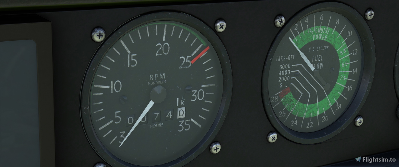 A2A Piper Comanche's Worn Decals & Gauges for Microsoft Flight ...
