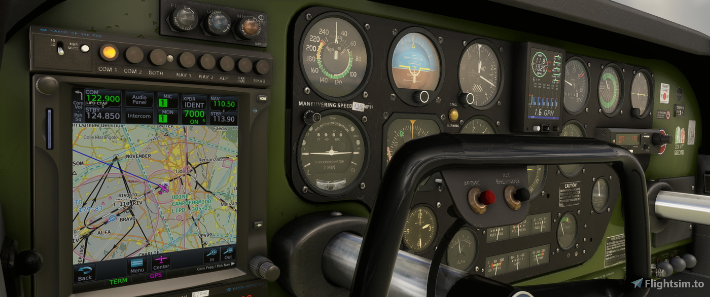 A2A Piper Comanche's Worn Decals & Gauges for Microsoft Flight ...