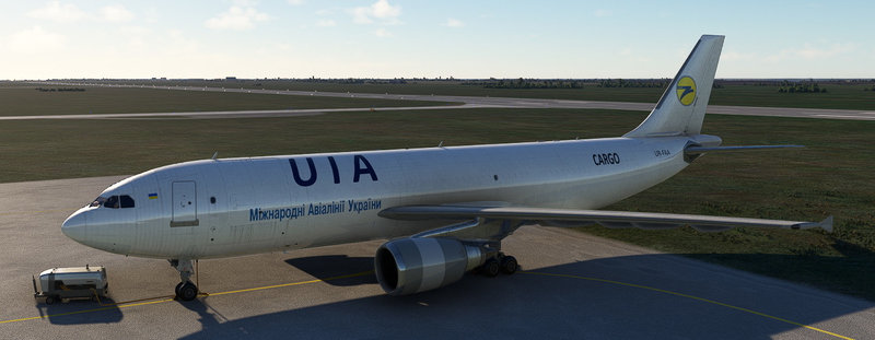 A300F UIA Cargo White[UR-FAA] for Microsoft Flight Simulator | MSFS