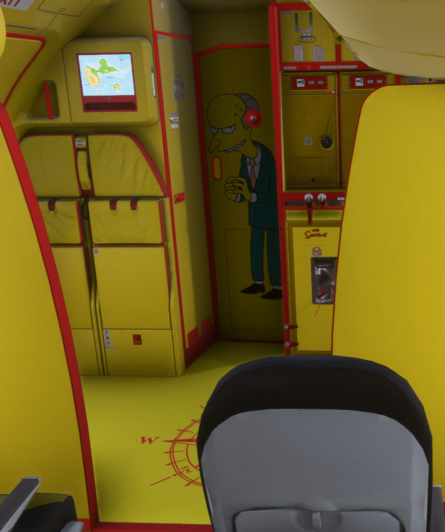 A319 Simpsons for Microsoft Flight Simulator | MSFS