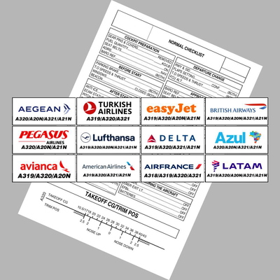 Airbus A330 full flight + ILS approach guide checklist for Microsoft ...
