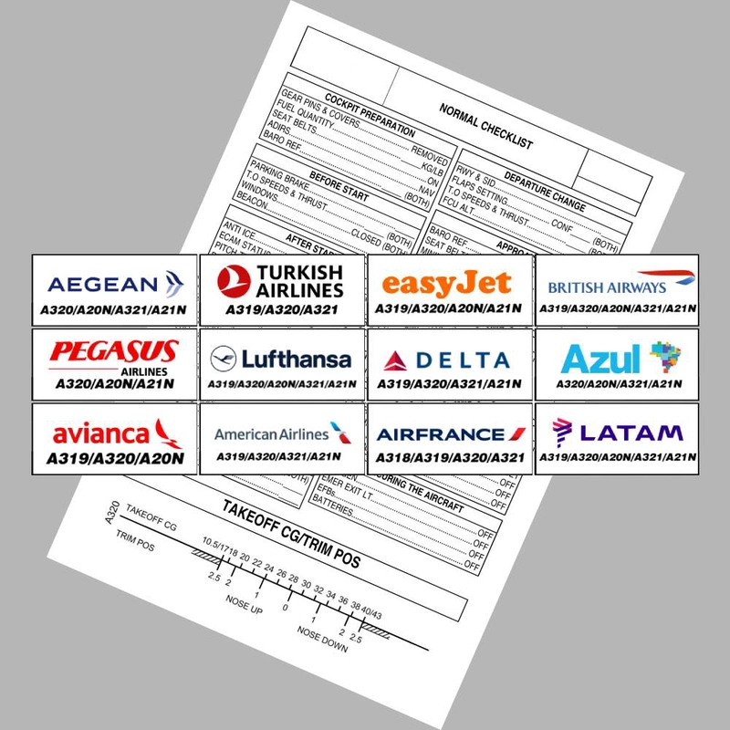 A320 Checklists Pack for Microsoft Flight Simulator | MSFS