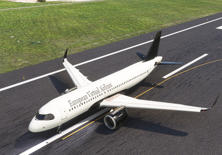A320 IniBuilds European Virtual Airlines White Wings Livery for ...