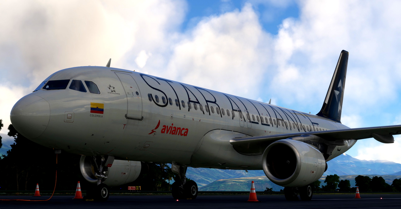 A320 Sharklets avianca Star Alliance (4K/8K) for Microsoft Flight ...