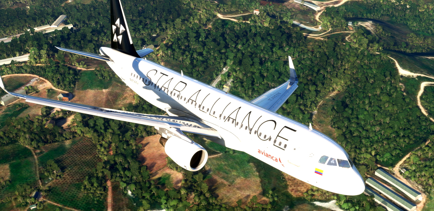A320 Sharklets avianca Star Alliance (4K/8K) for Microsoft Flight ...