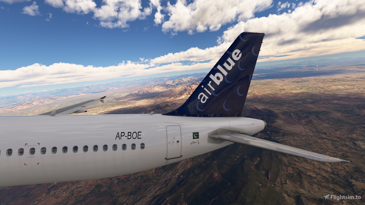 [A321] AirBlue Livery for Microsoft Flight Simulator | MSFS