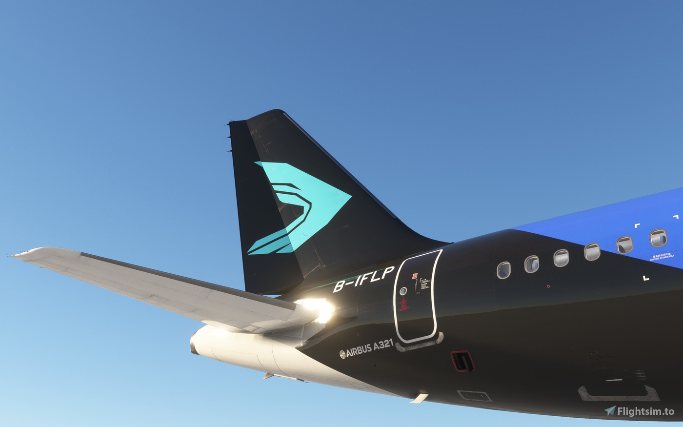 飞跃航空A321SL，China fly leap airline A321SL for Microsoft Flight Simulator ...