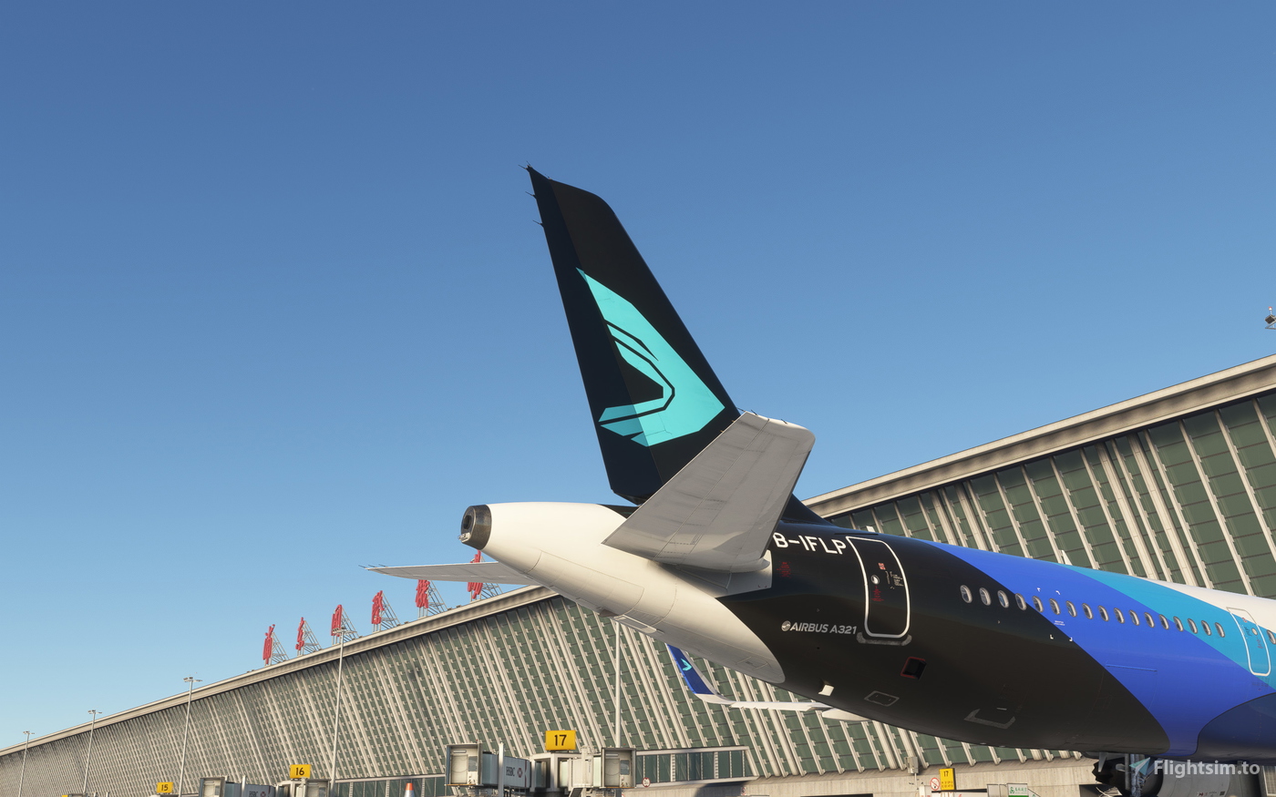 飞跃航空A321SL，China fly leap airline A321SL for Microsoft Flight Simulator ...