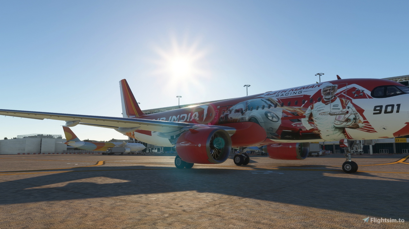 [A32NX] Air India - Ajith Kumar Racing Livery for Microsoft Flight ...