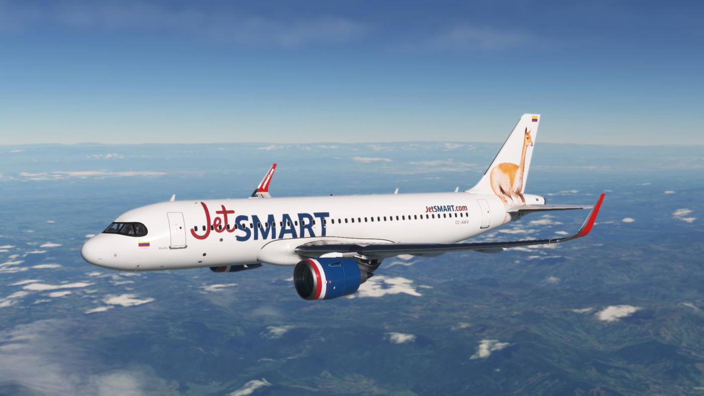 [A32NX] FBW Airbus A320neo JetSMART Colombia CC-AWV (Vicuña) for ...