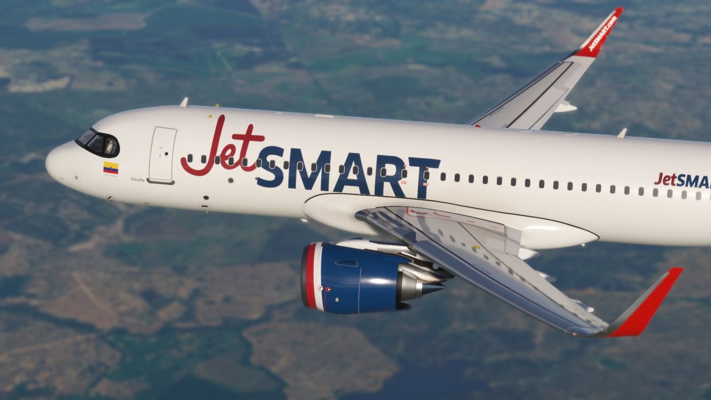 [A32NX] FBW Airbus A320neo JetSMART Colombia CC-AWV (Vicuña) for ...