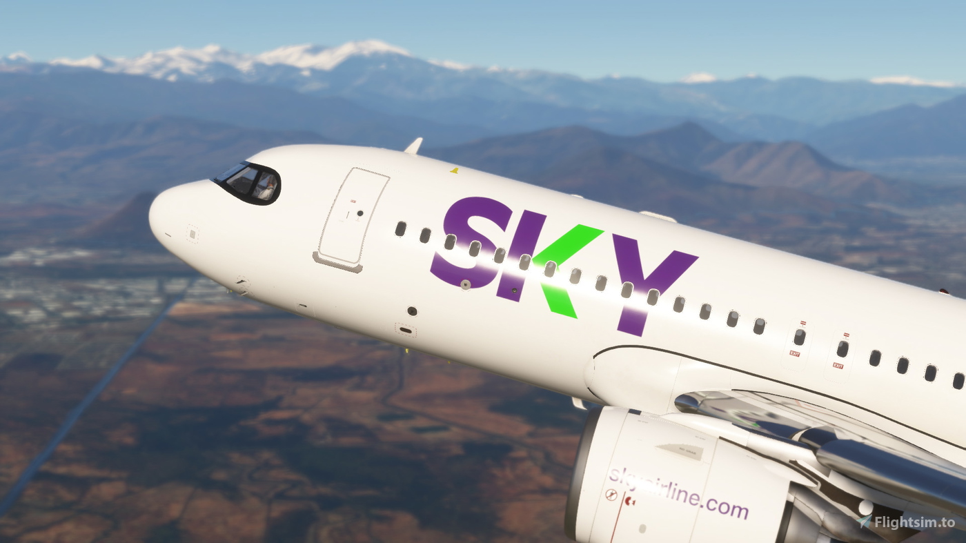 [A32NX] FBW Airbus A320neo Sky Airline CC-DBL With Mask para Microsoft ...