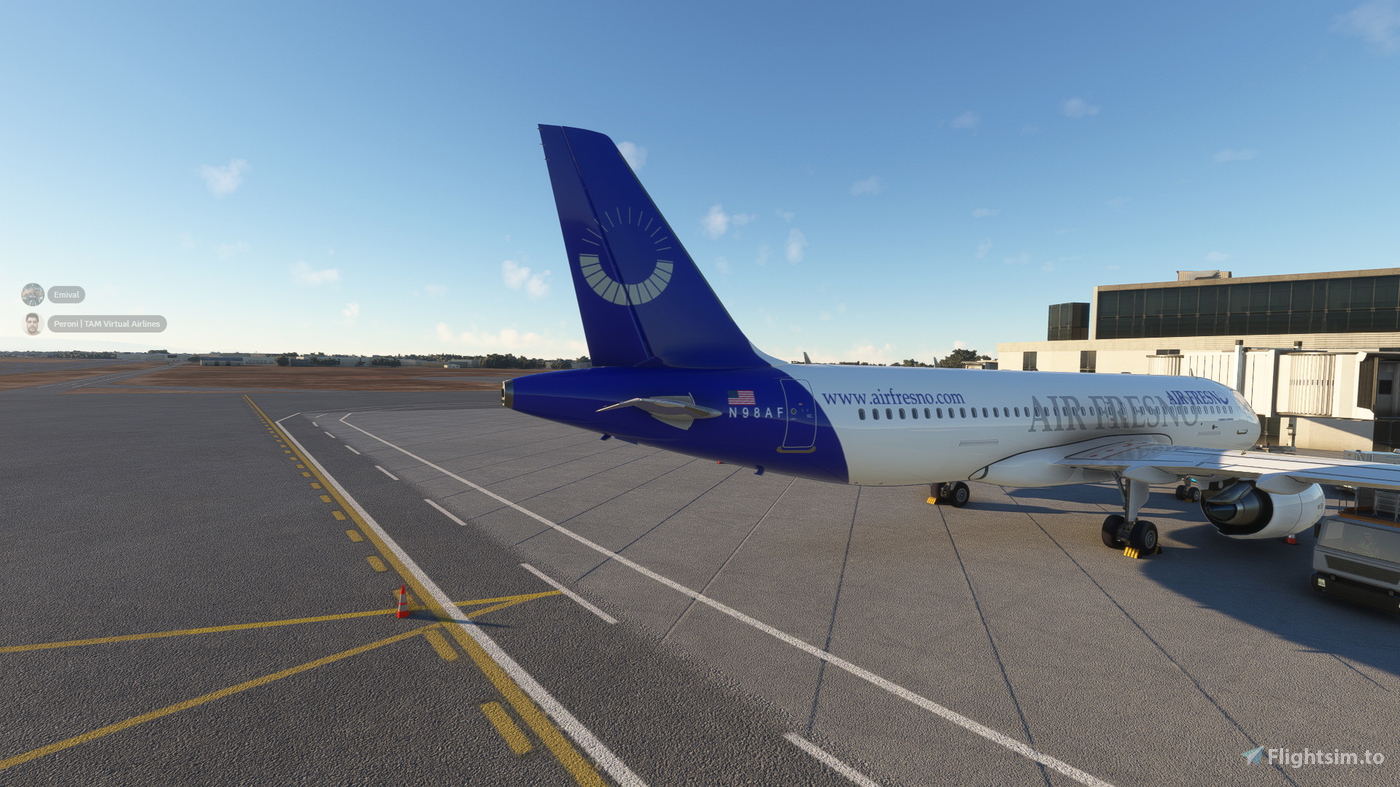 [A32NX] AIRFRESNO | FBW Simulations A320 Neo | N98AF| para Microsoft Flight Simulator | MSFS