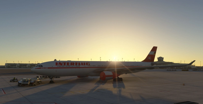 IniBuilds A330-300 Interflug Livery für Microsoft Flight Simulator | MSFS