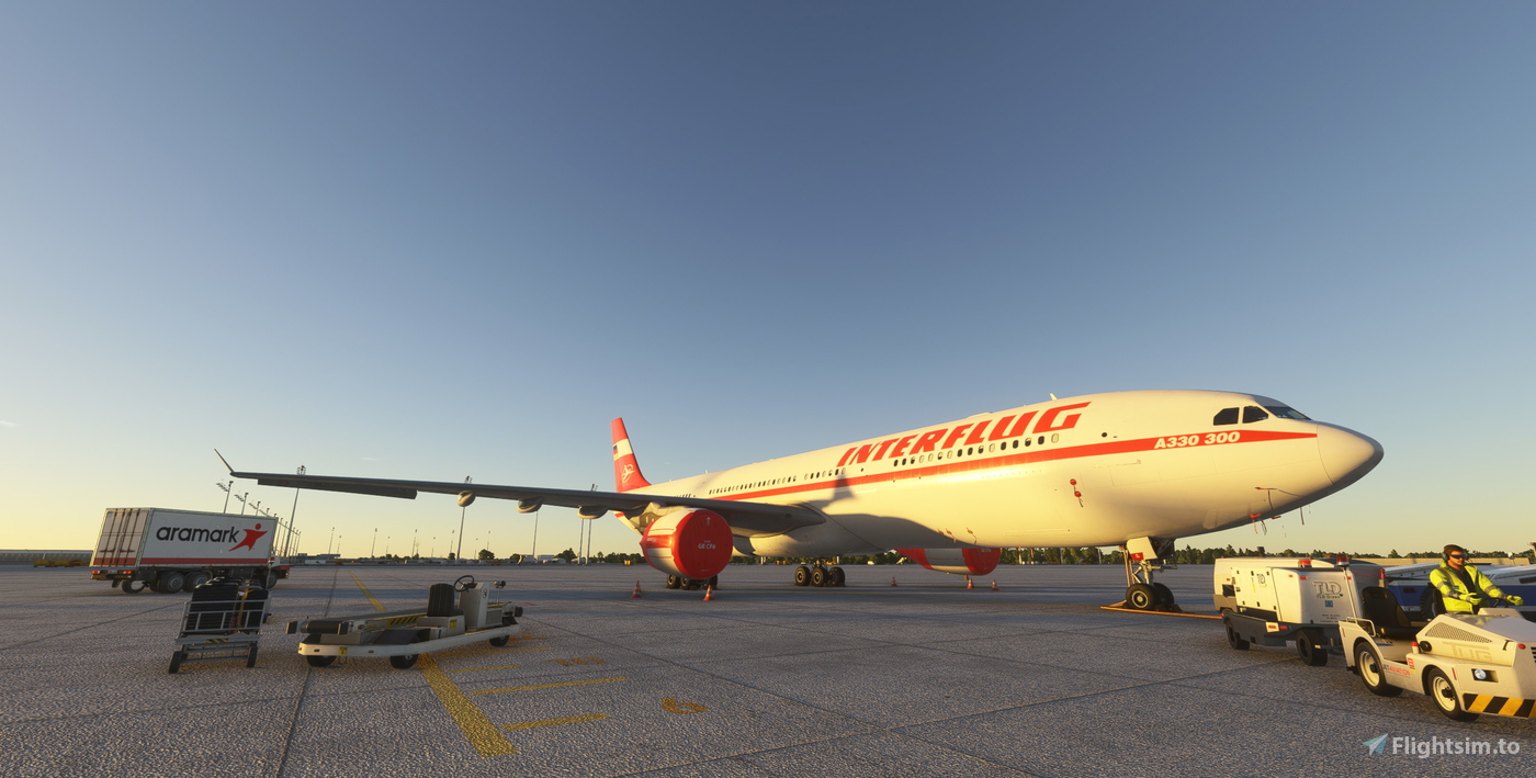 IniBuilds A330-300 Interflug Livery pro Microsoft Flight Simulator | MSFS