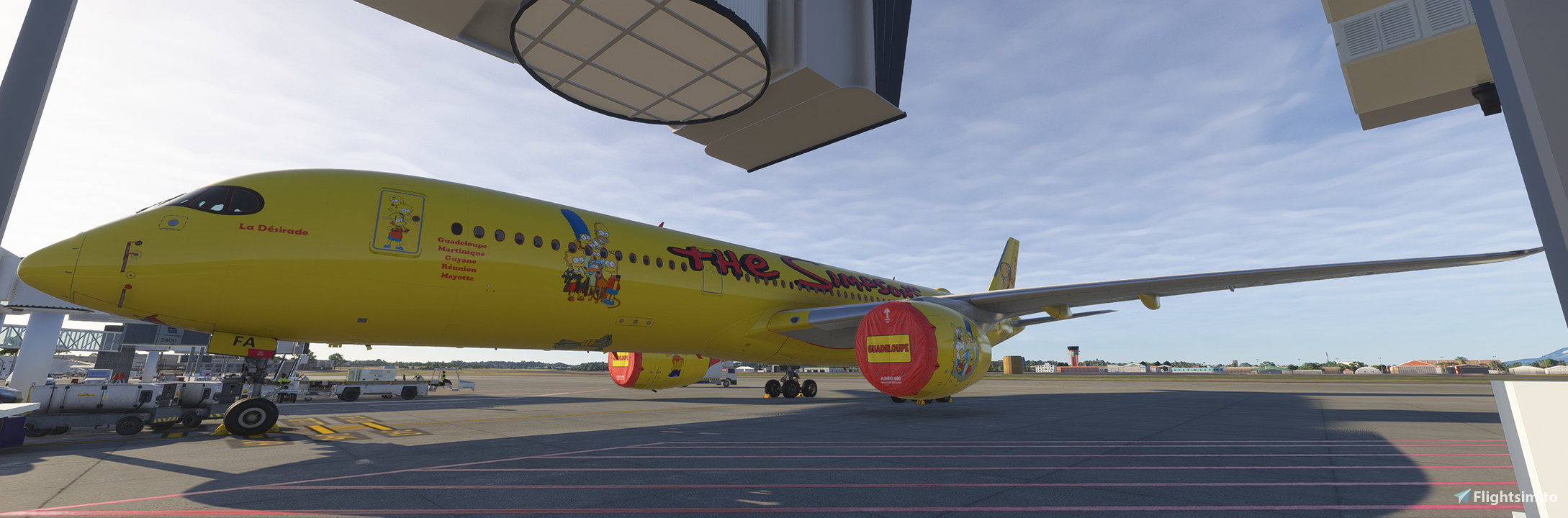 A350-900 Simpsons - MSFS Add-on - Flightsim.to