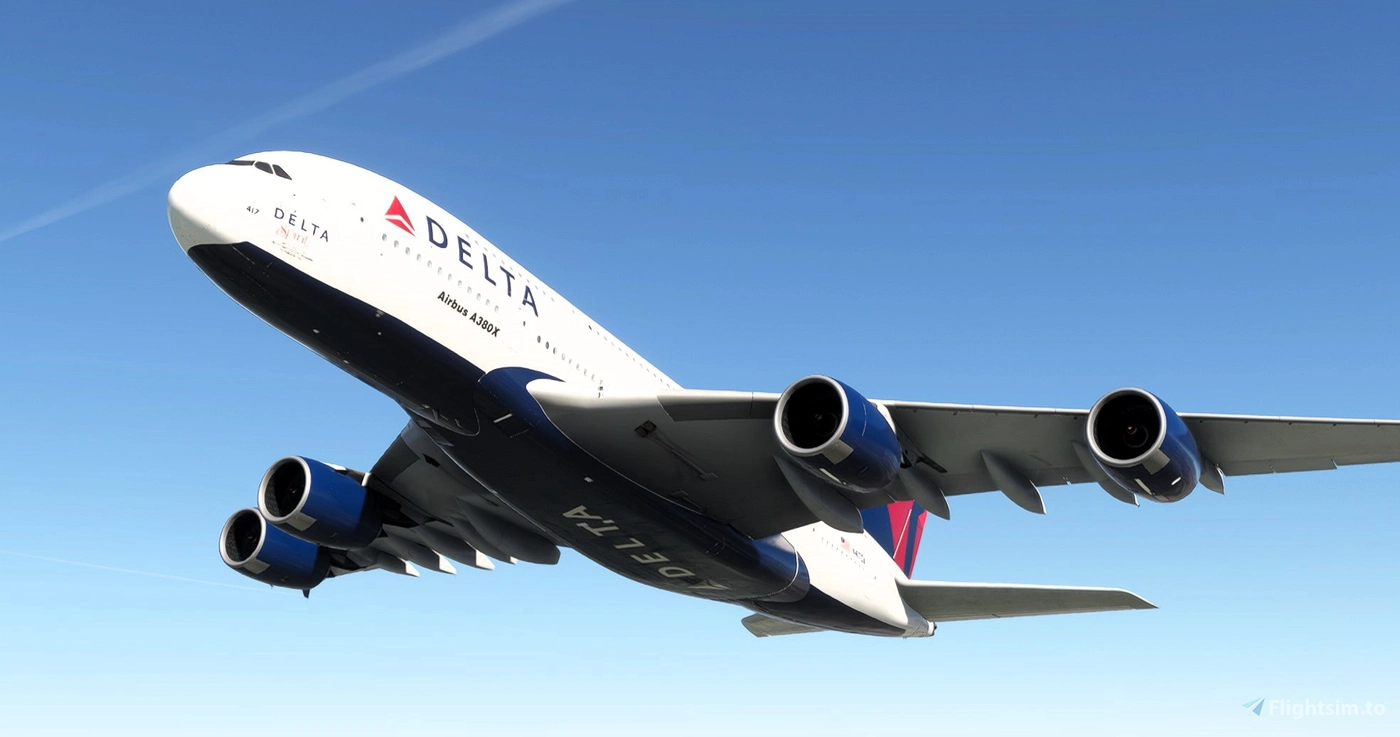 A380 Delta Airlines (Fictional) for Microsoft Flight Simulator | MSFS