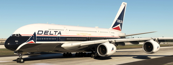 A380 Delta Airlines (Fictional) for Microsoft Flight Simulator | MSFS