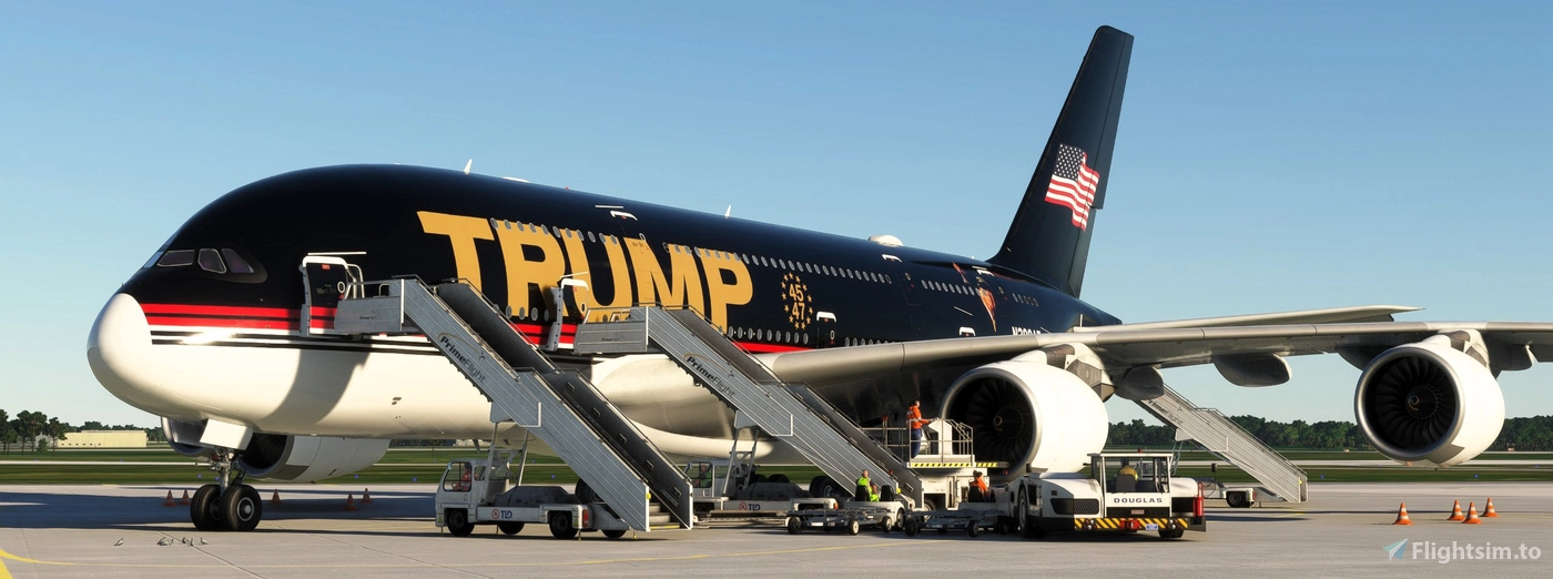 A380 Trump Force One (Fictional) für Microsoft Flight Simulator | MSFS