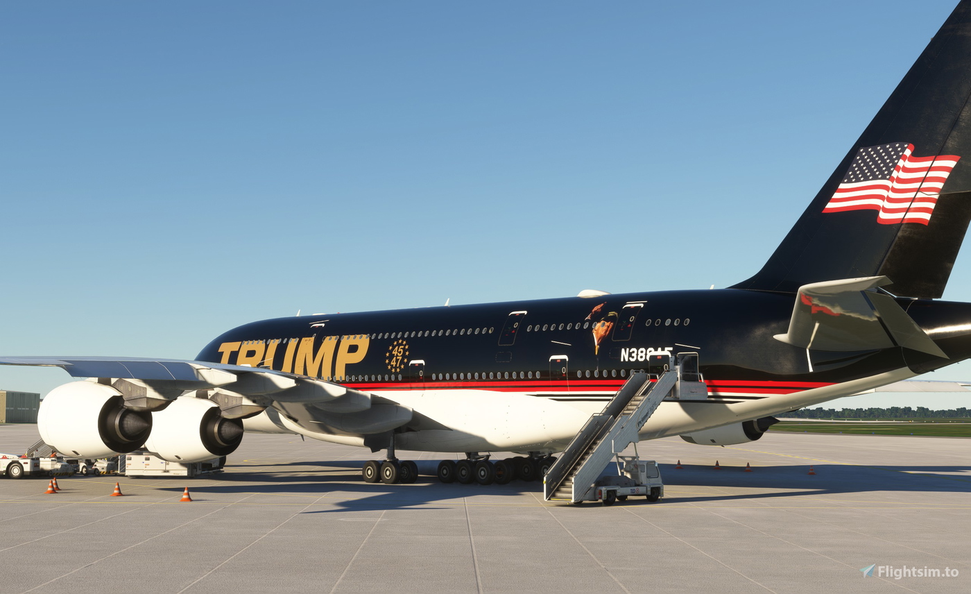 A380 Trump Force One (Fictional) für Microsoft Flight Simulator | MSFS