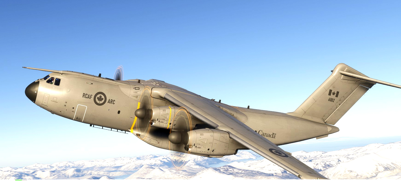 A400M RCAF low visible livery for Microsoft Flight Simulator | Feed