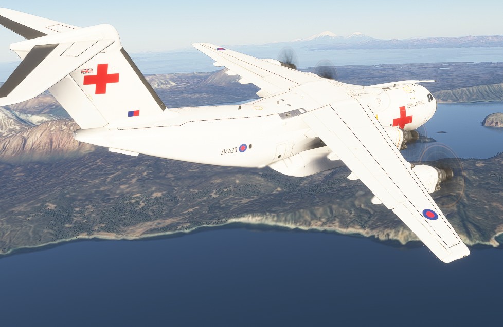 A400M Royal Air Force Red Cross Mission for Microsoft Flight Simulator ...