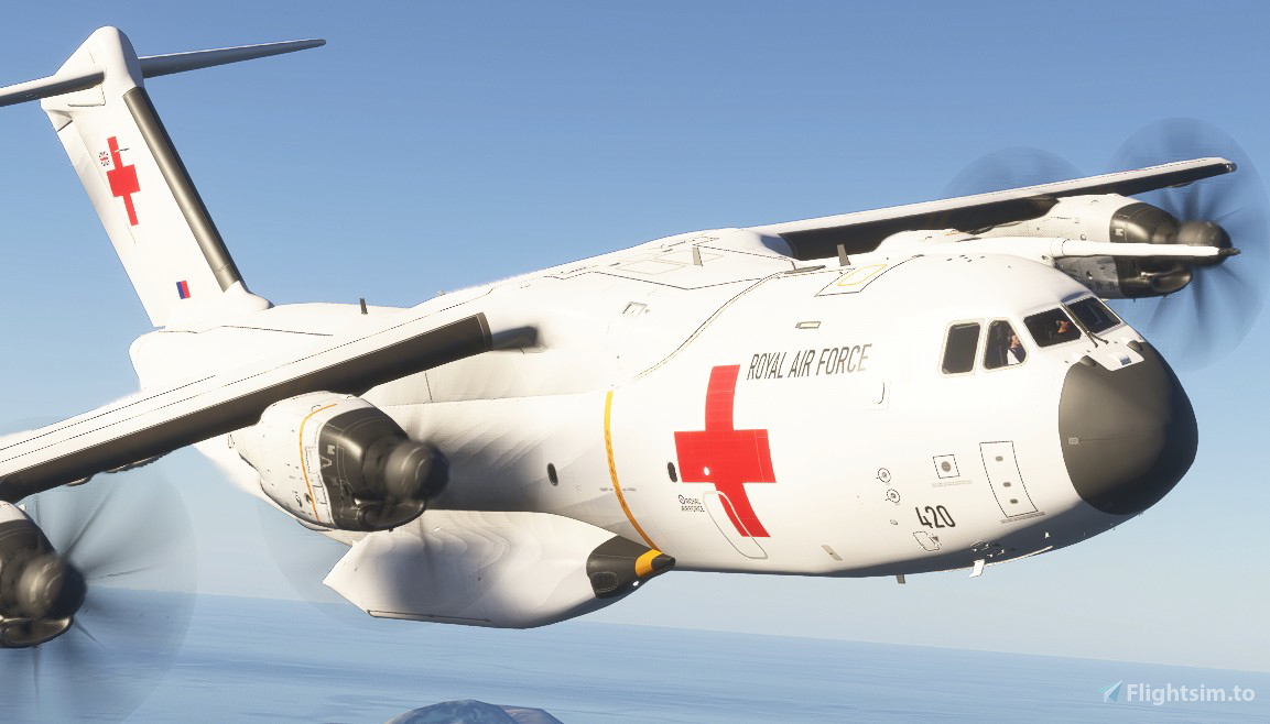 A400M Royal Air Force Red Cross Mission for Microsoft Flight Simulator ...
